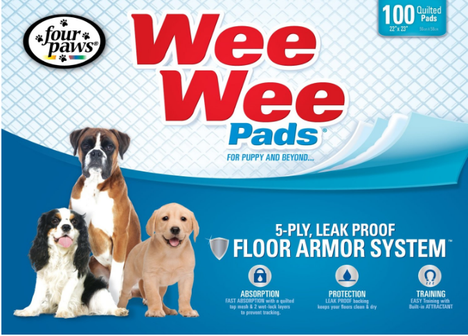 Four Paws Wee-Wee Pad Puppy Housebreaking Pads - Winchester, VA ...